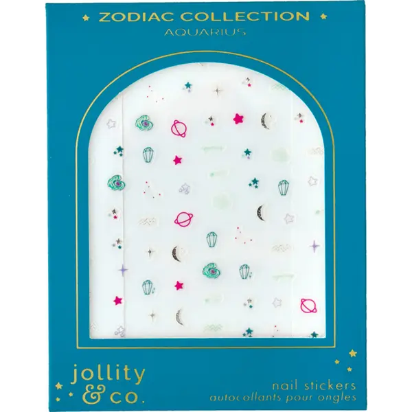 JOLLITY & CO Zodiac Nail Stickers - Aquarius