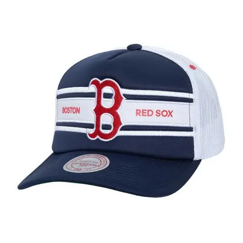 Mitchell & Ness Boston Red Sox Sideline Trucker Adjustable Cap