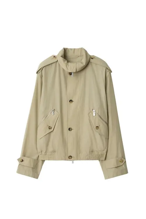 Burberry Cotton Nylon Jacket - Hunter Beige