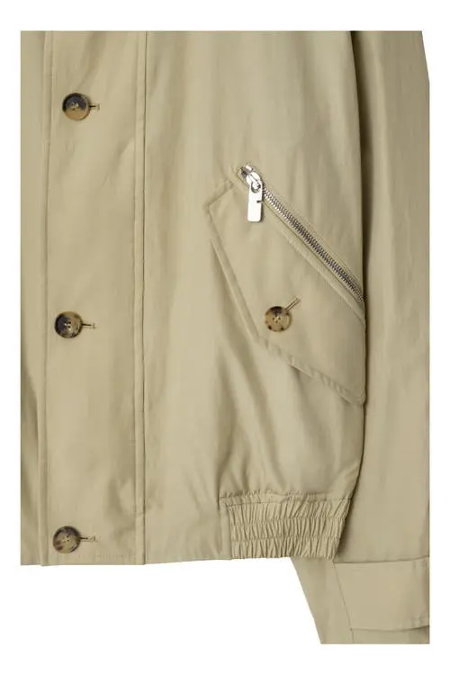 Burberry Cotton Nylon Jacket - Hunter Beige