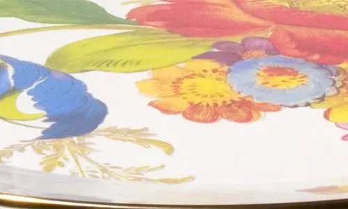MACKENZIE-CHILDS Flower Market Pedestal Platter