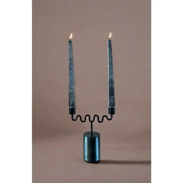 MESO GOODS Lila Candle Holder - Blue