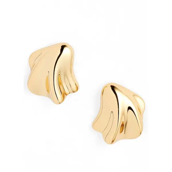 Jenny Bird Zoe Stud Earrings - High Polish Gold