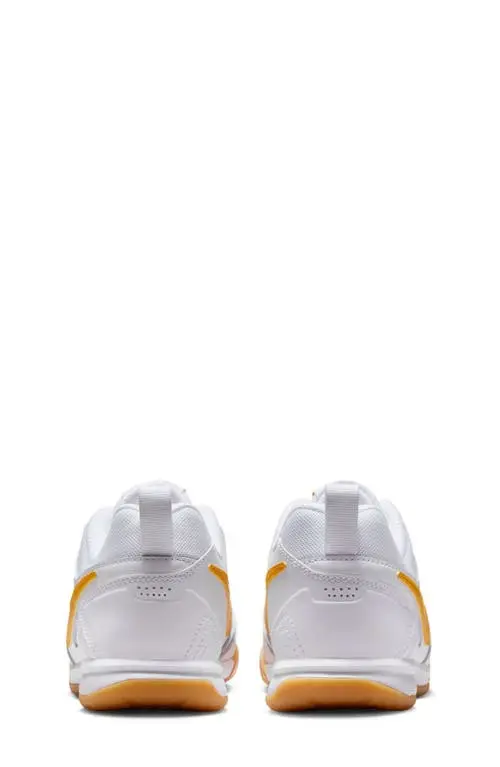 Nike Gato Soccer Sneaker - White/ Gold/ Gum Yellow