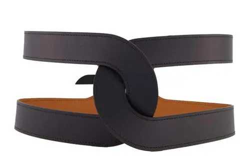 VAINCOURT PARIS La Délicieuse Leather Corset Belt - Black