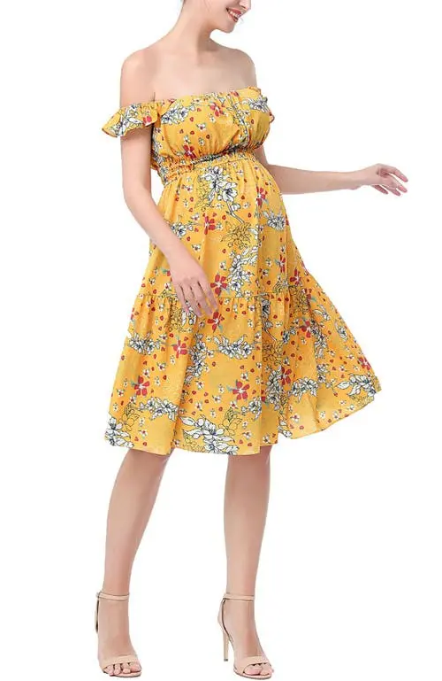 KIMI + KAI Jamie Maternity A-line Dress