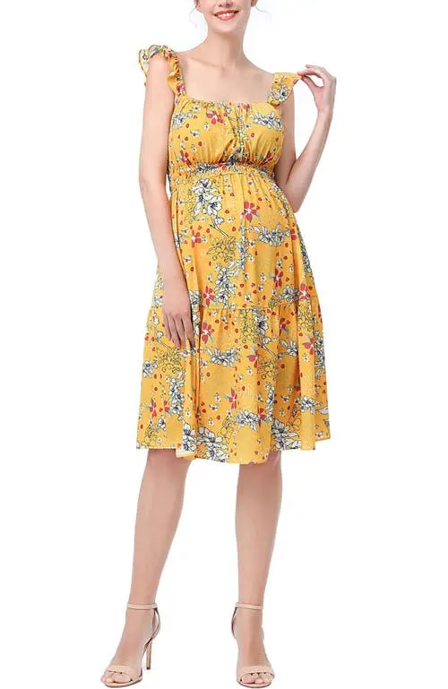 KIMI + KAI Jamie Maternity A-line Dress - Multicolored
