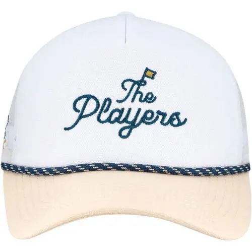 BARSTOOL GOLF Tan The Players Nailhead Canvas Rope Adjustable Hat
