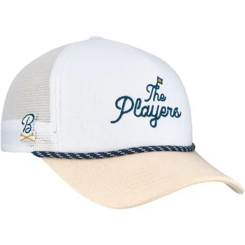 BARSTOOL GOLF Tan The Players Nailhead Canvas Rope Adjustable Hat