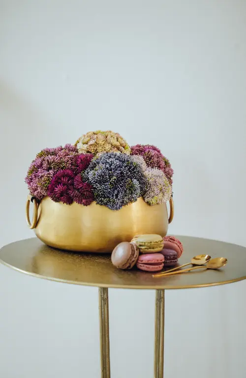 COCOBELLA Beatrix Gold Sedum Arrangement