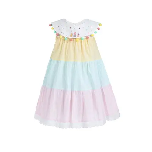MIMI TUTU Layered Pom Dress