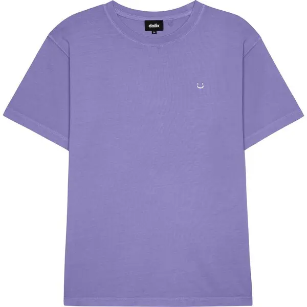 DALIX Lil Smile Midweight Garment Dye Tee - Purple Haze