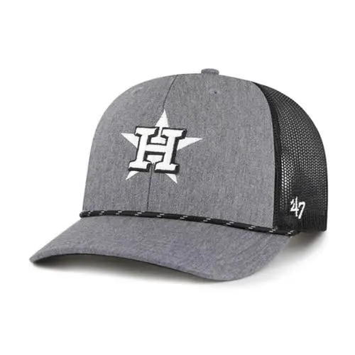 '47 Houston Astros Carbon Rope Trucker Adjustable Hat