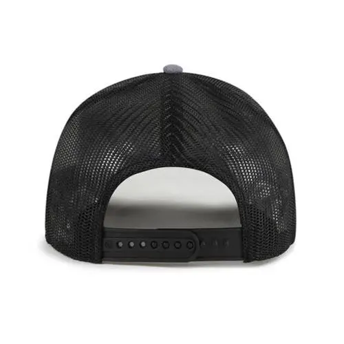 '47 Houston Astros Carbon Rope Trucker Adjustable Hat - Charcoal