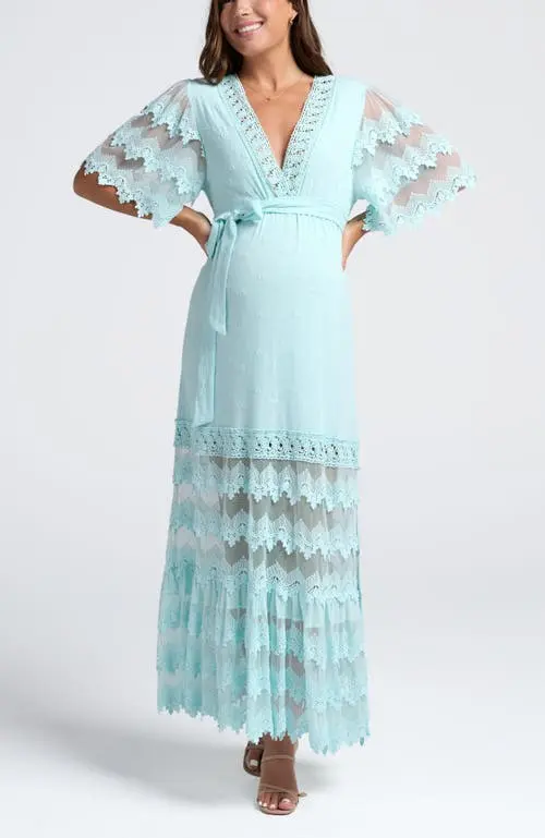 ANGEL MATERNITY Roxy Lace Baby Shower Dress