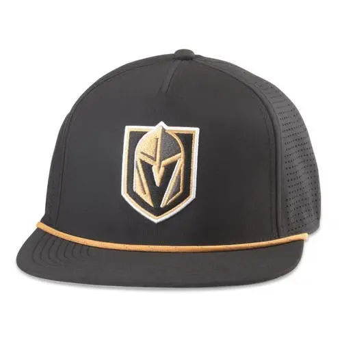 American Needle Vegas Golden Knights Buxton Pro Tech Adjustable Hat - Black