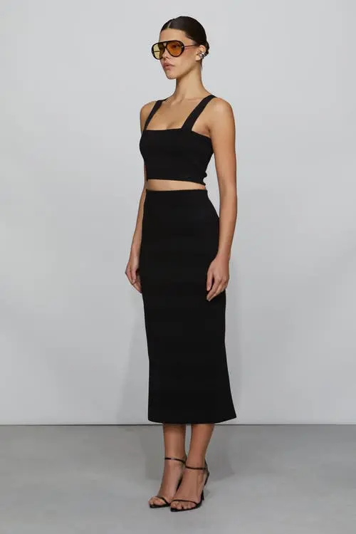 ET OCHS Remi Knit Midi Skirt
