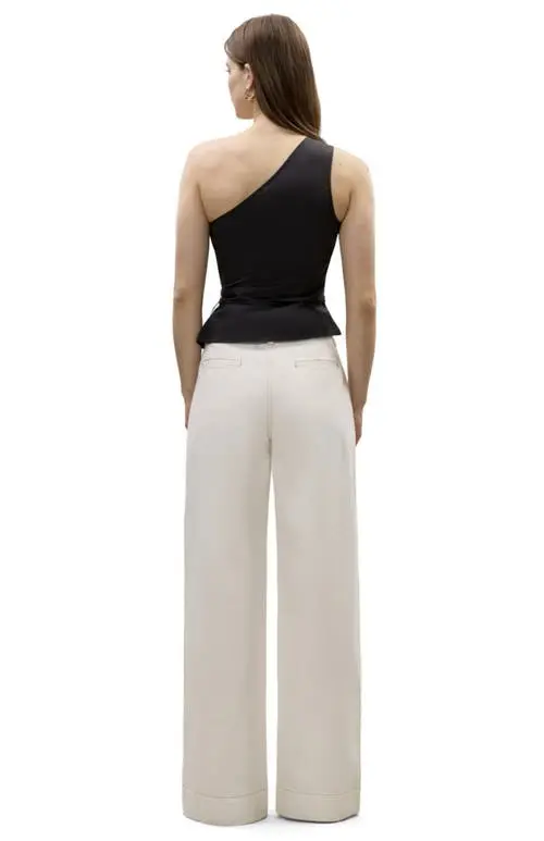 Rebecca Taylor Isla Poplin Top - Black