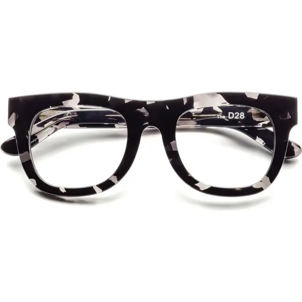 CADDIS D28 Reading Glasses - Gloss Black And Vodka
