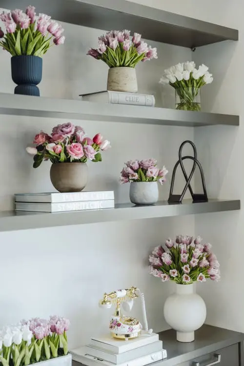 COCOBELLA Harlow Realtouch Rose And Tulip Arrangement