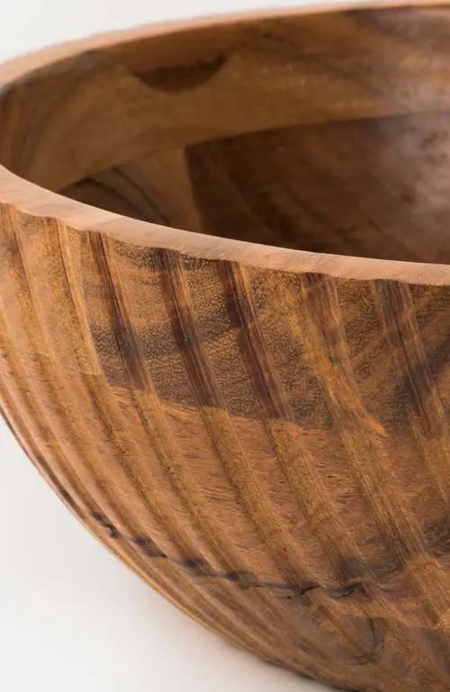 MELA ARTISANS Stria Acacia Wood Bowls