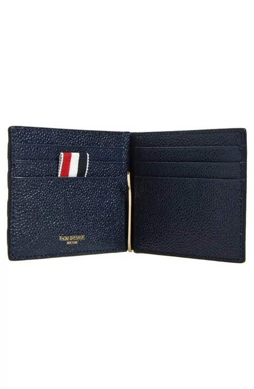 Thom Browne 4-bar Leather Bifold Wallet