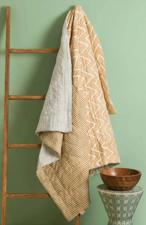 MELA ARTISANS Sundown Cotton Handcrafted Throw
