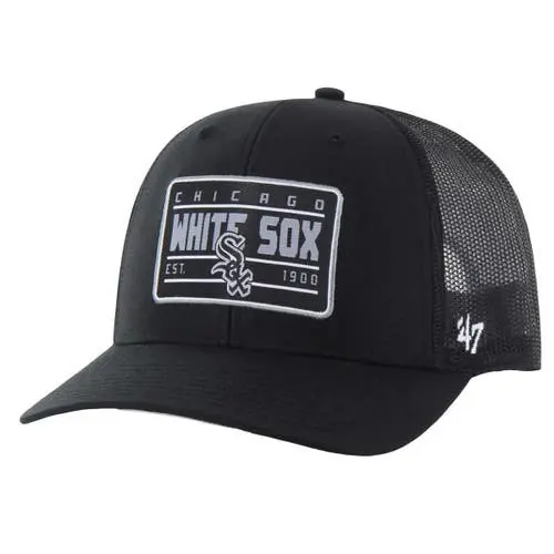 '47 Chicago White Sox Hardline Trucker Adjustable Hat - Black