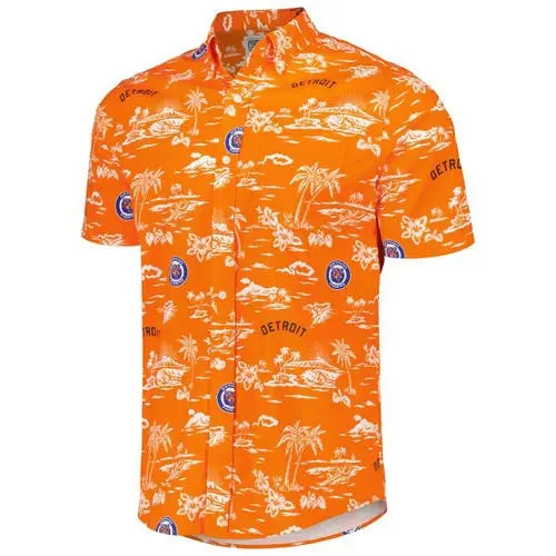 Reyn Spooner Detroit Tigers Kekai Button-down Shirt