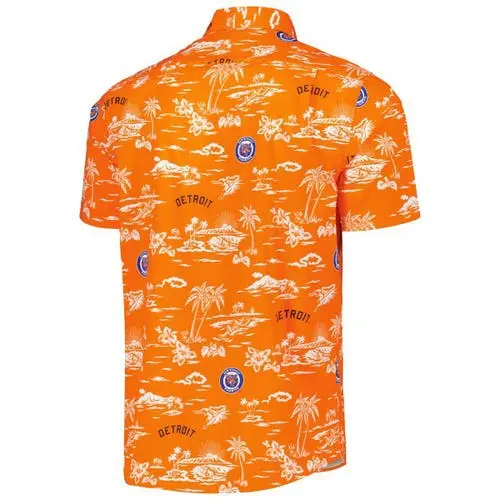 Reyn Spooner Detroit Tigers Kekai Button-down Shirt
