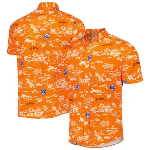 Reyn Spooner Detroit Tigers Kekai Button-down Shirt