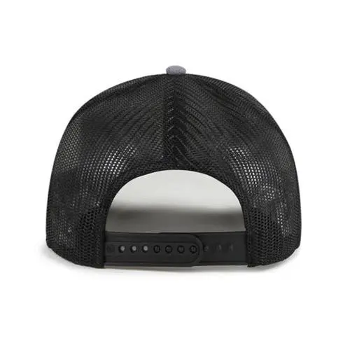 '47 Athletics Carbon Rope Trucker Adjustable Hat - Charcoal