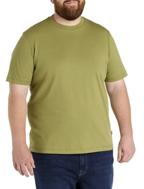 BOSS Big & Tall Thompson 01 Graphic Tee - Medium Green