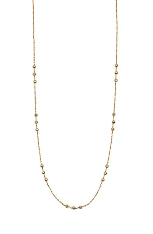 Argento Vivo Triple Ball Station Necklace - Gold