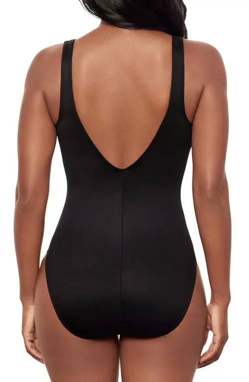 Miraclesuit Sparkle Plenty Ibiza One-piece Swimsuit - Black Multi