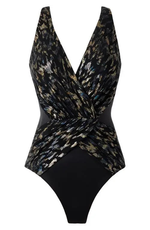 Miraclesuit Sparkle Plenty Ibiza One-piece Swimsuit - Black Multi