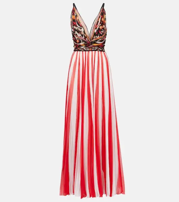 Dolce & Gabbana Printed Maxi Dress - Multicoloured