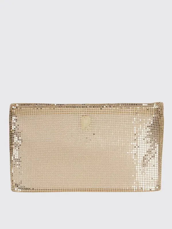 Rabanne Metallic Mesh Clutch - Gold