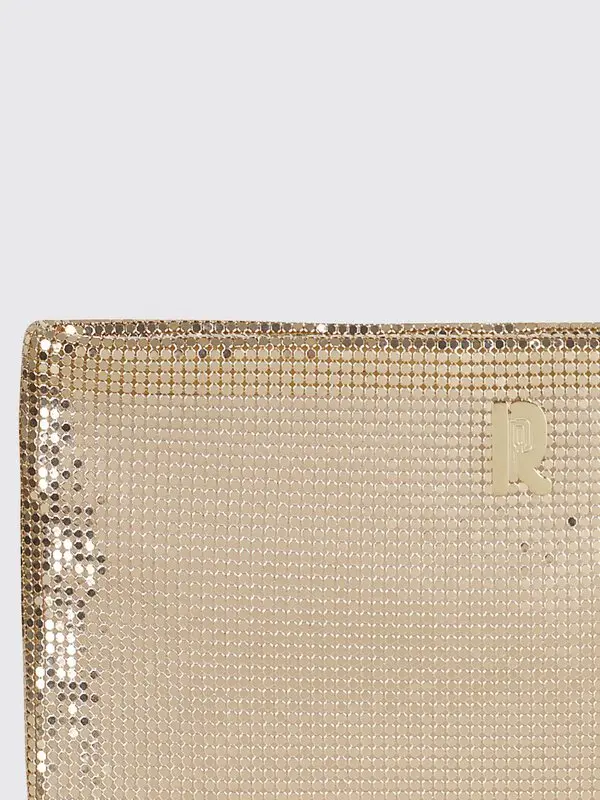 Rabanne Metallic Mesh Clutch - Gold