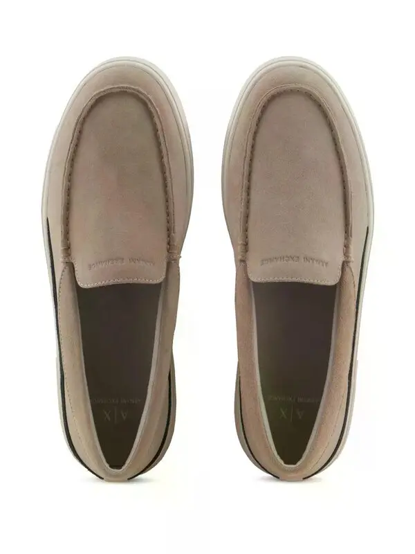 Armani Exchange Suede Loafers