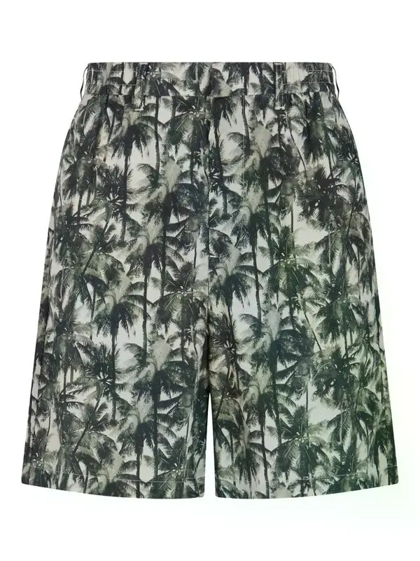 Armani Exchange Graphic-print Shorts