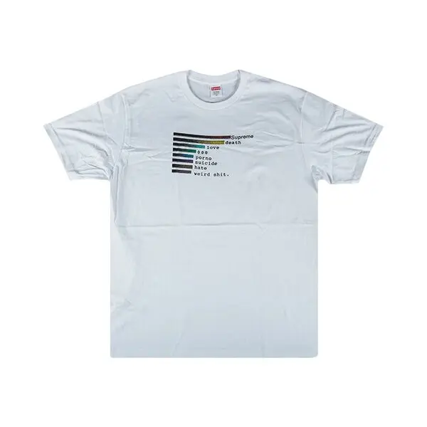 Supreme Chart T-shirt - White