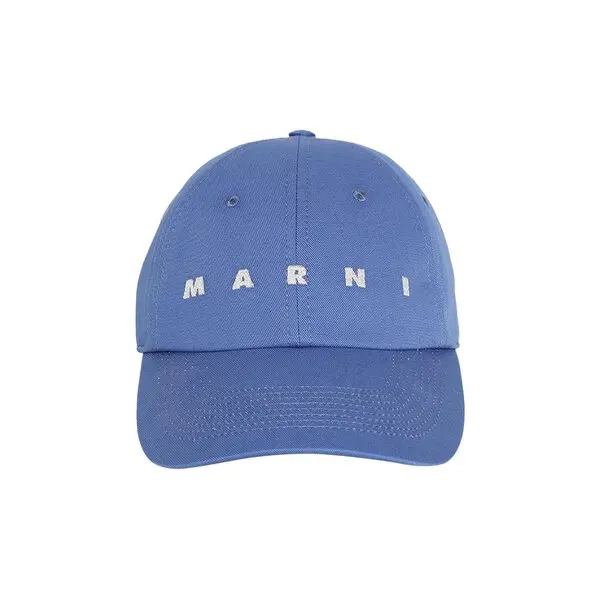 Marni Logo Baseball Cap - Blue