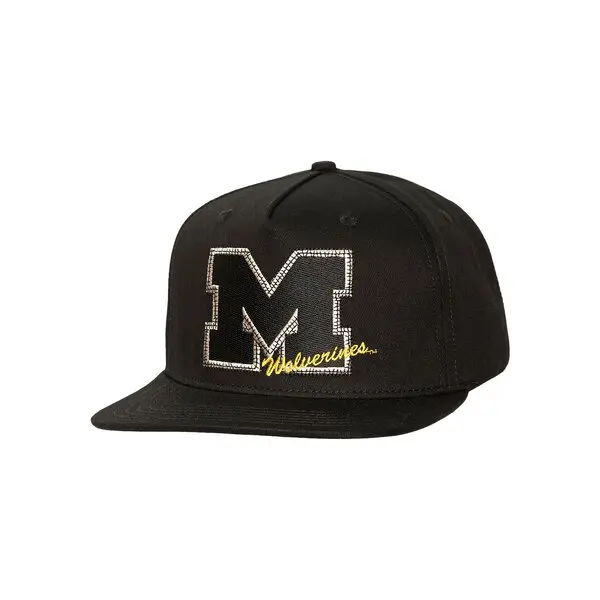 TRAVIS SCOTT Cactus Jack X Mitchell & Ness University Of Michigan Hoodie - Black