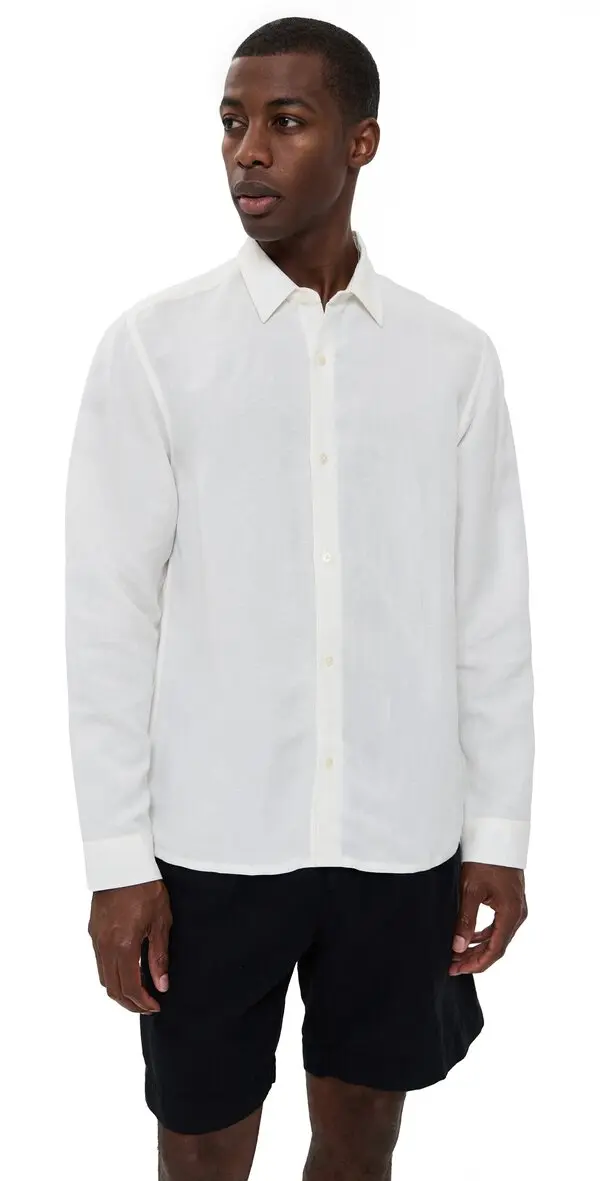 AUTO-REPLY Andrew Linen Shirt - White