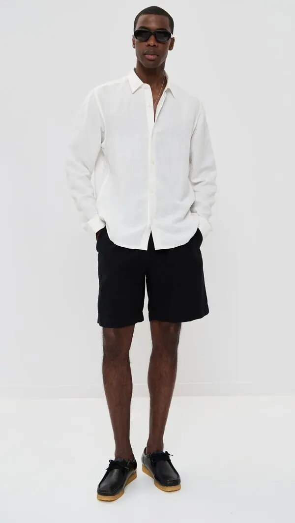 AUTO-REPLY Andrew Linen Shirt - White