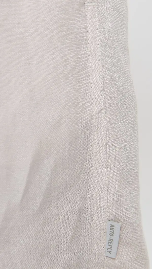 AUTO-REPLY Linen Blend Shorts