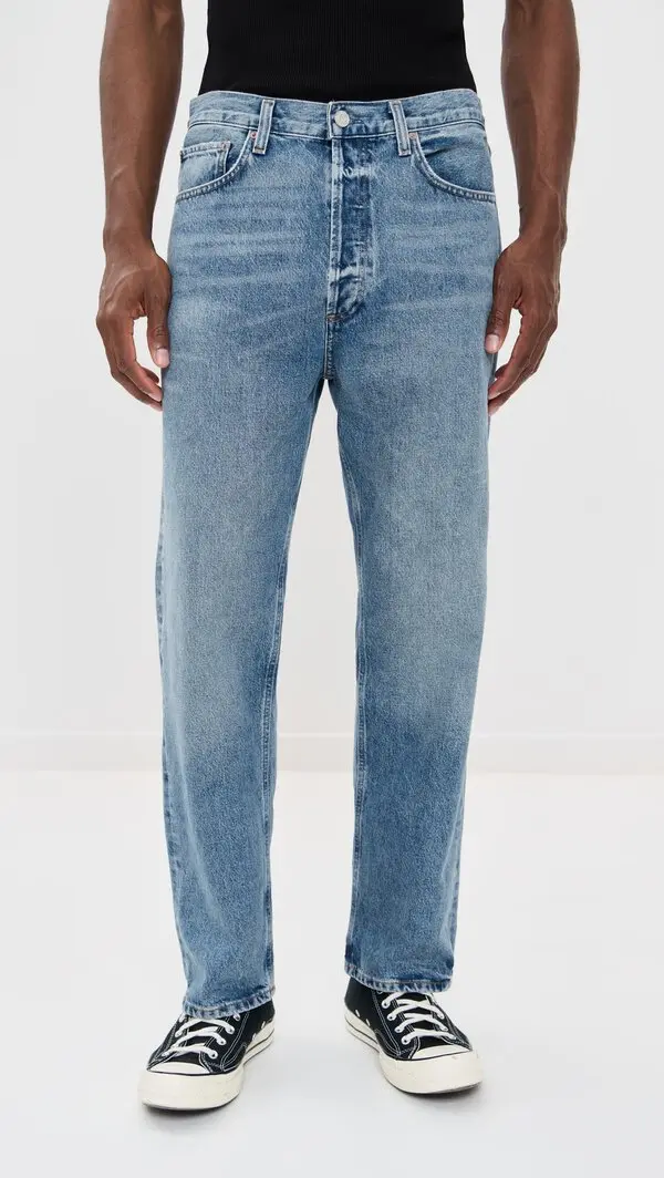 AGOLDE 90s Relaxed Straight Leg Jeans - Friction
