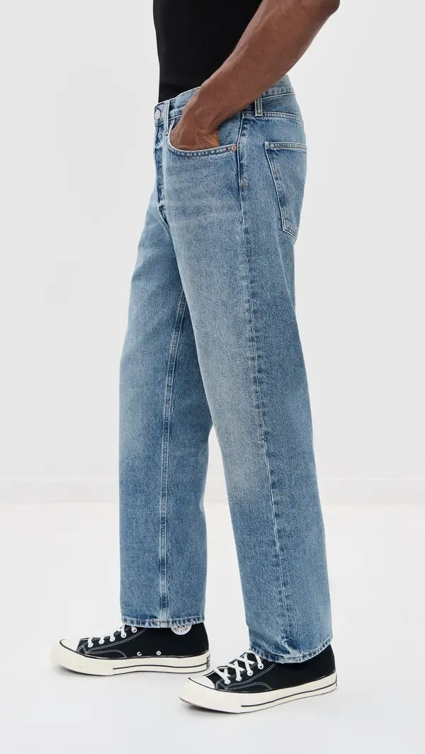 AGOLDE 90s Relaxed Straight Leg Jeans - Friction