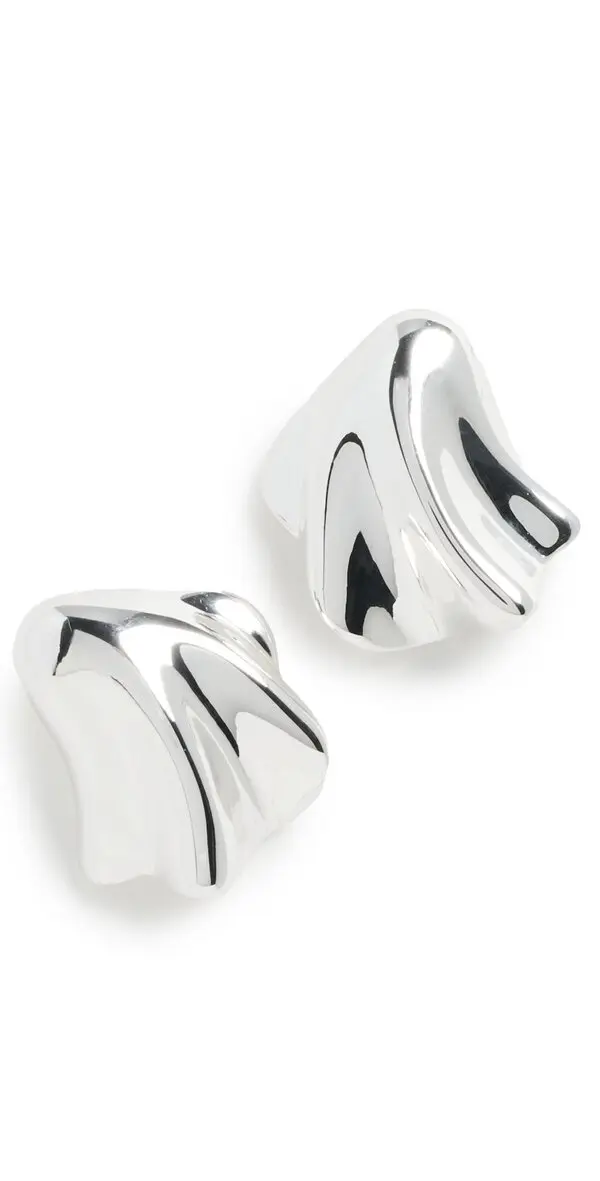 Jenny Bird Zoe Stud Earrings - Silver